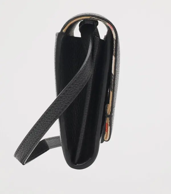 Burberry Leather Cotswolds Strap Wallet
