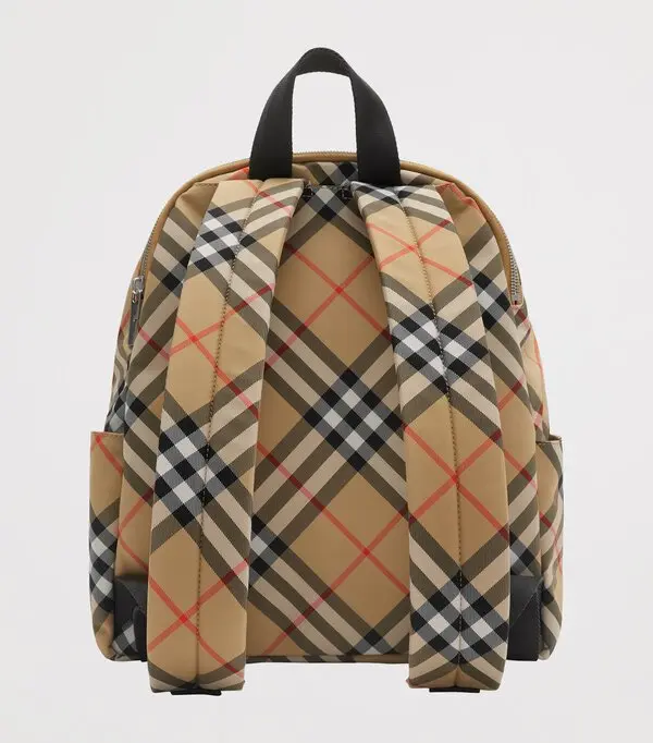 Burberry Check Backpack - Beige
