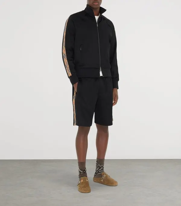 Burberry Check-trim Track Jacket