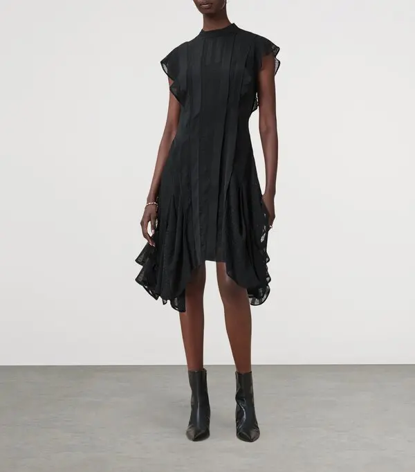 ALLSAINTS Asymmetric Fleur Dress