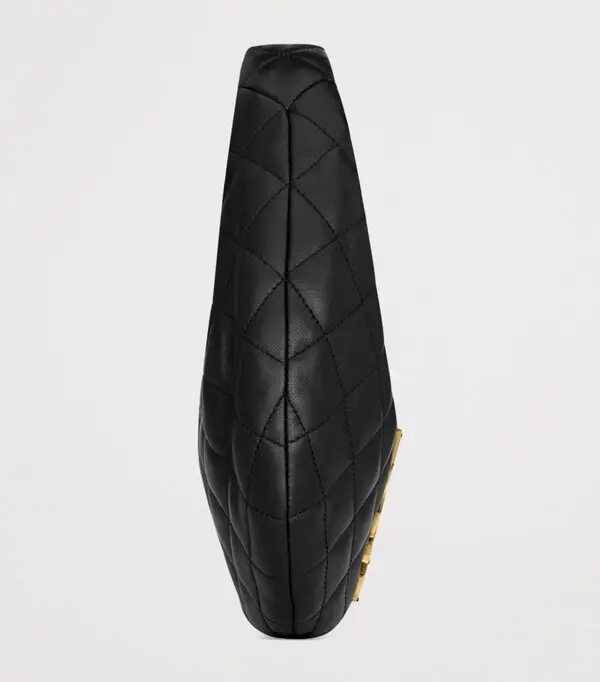 Saint Laurent Icarino Quilted Top-handle Bag - Black