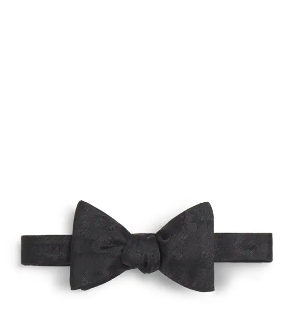 Polo Ralph Lauren Silk Jacquard Bow Tie - Black