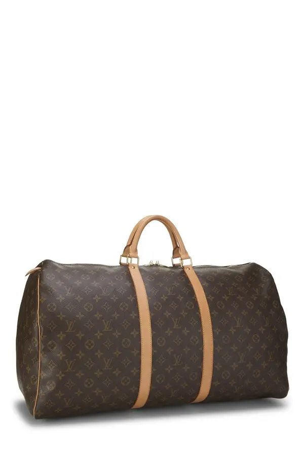 LOUIS VUITTON Monogram Keepall 60 - Brown