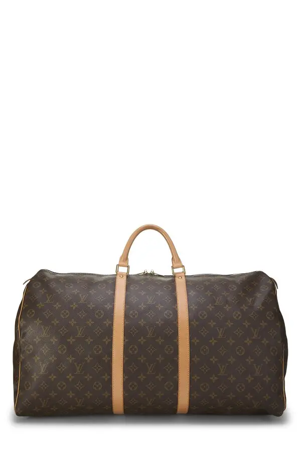 LOUIS VUITTON Monogram Keepall 60 - Brown