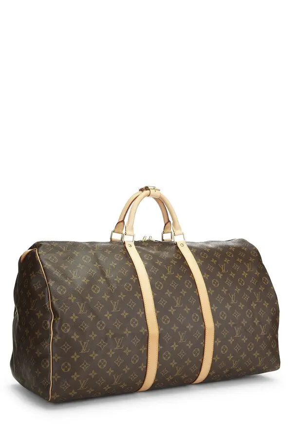 LOUIS VUITTON Monogram Keepall 60 Duffle Bag