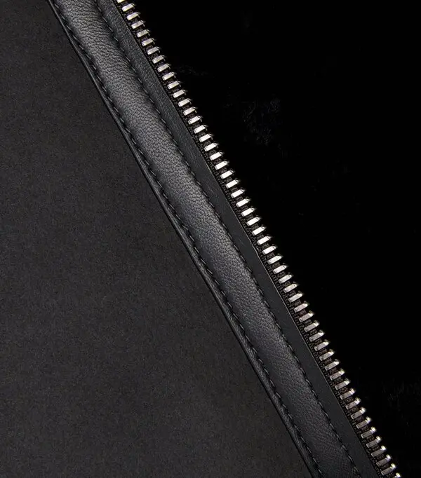 Pal Zileri Suede Shearling Bomber Jacket