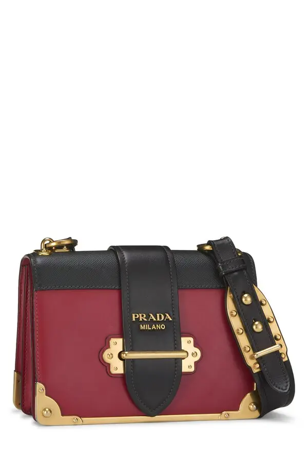 Prada Cahier Crossbody Bag - Red