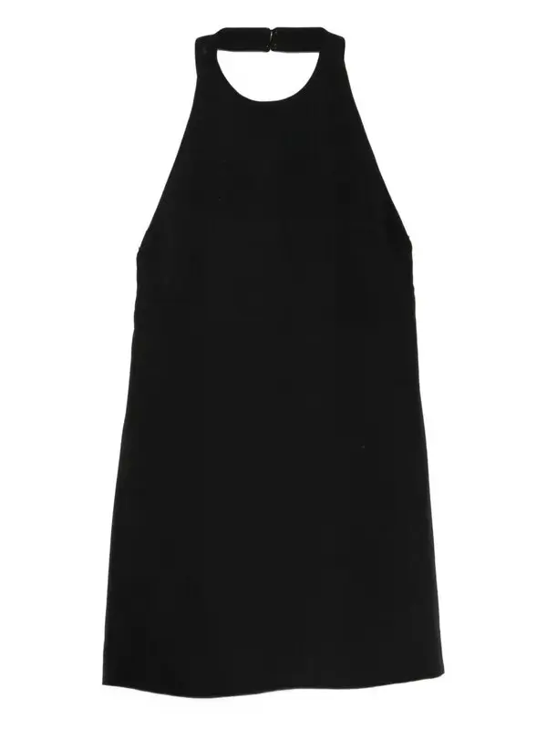 REFORMATION Avielle Halterneck Dress - Black