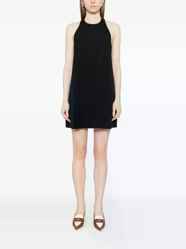REFORMATION Avielle Halterneck Dress - Black