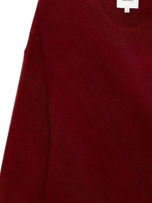 REFORMATION Cove Jumper - Red