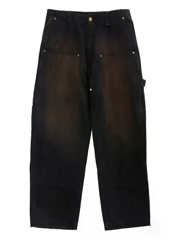 WILLY CHAVARRIA Faded-effect Trousers