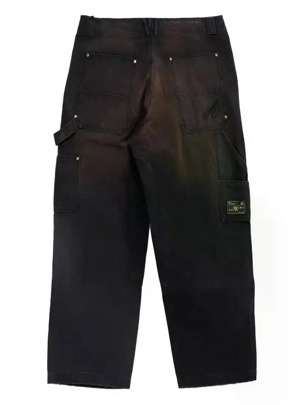 WILLY CHAVARRIA Faded-effect Trousers
