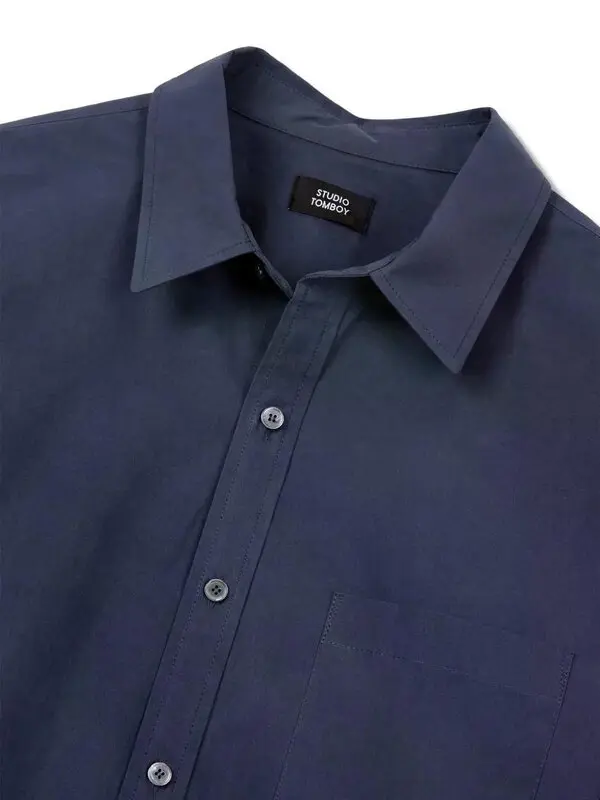 STUDIO TOMBOY Button-down Shirt - Blue