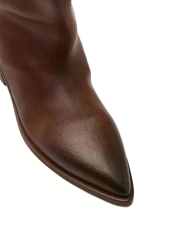 Marsèll Pointed-toe Leather Cowboy Boots