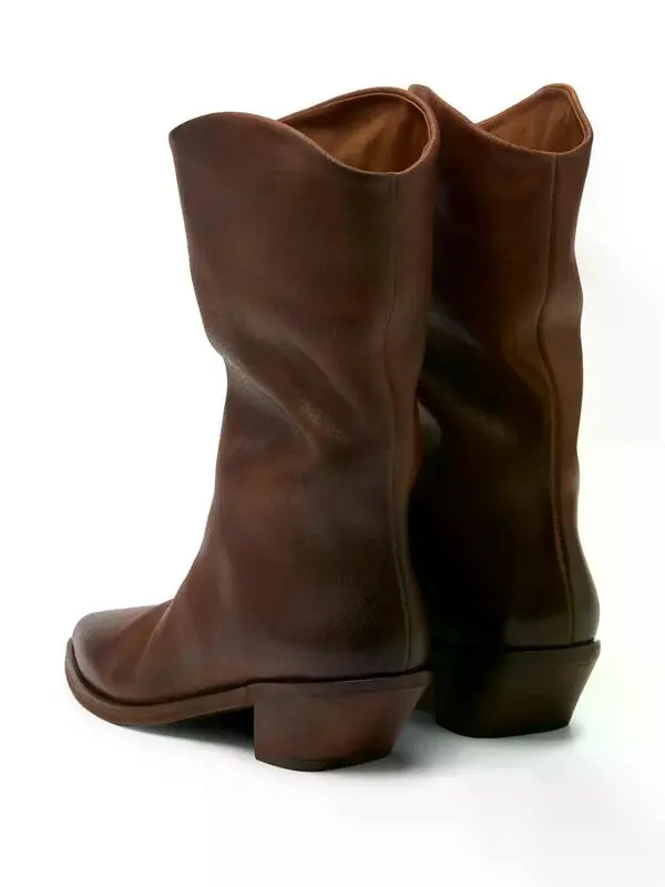 Marsèll Pointed-toe Leather Cowboy Boots