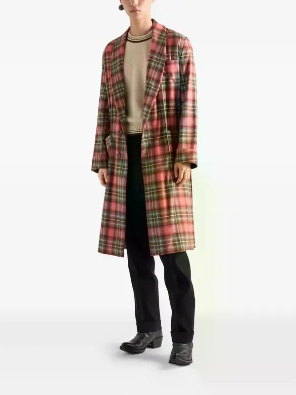Prada Cotton Robe Single-breasted Coat