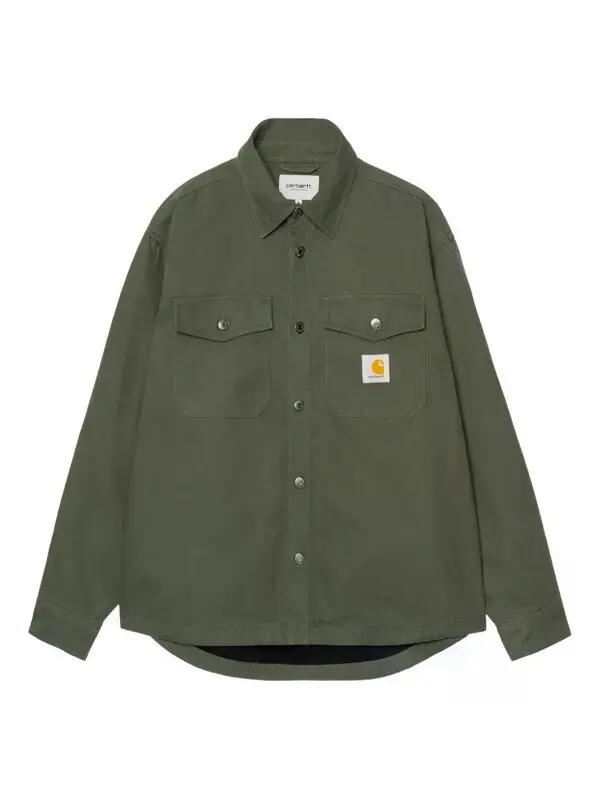 Carhartt Work In Progress Button Fastening Shirt - Green