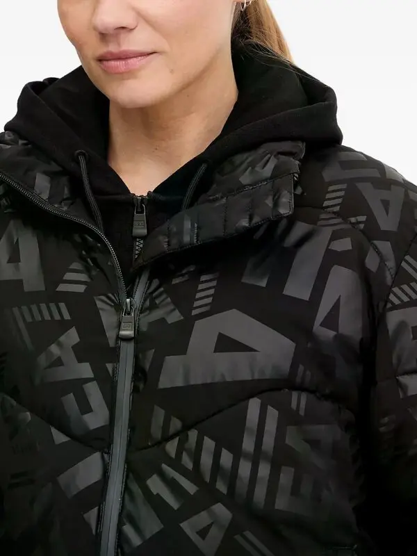 Emporio Armani Monogram-print Puffer Jacket
