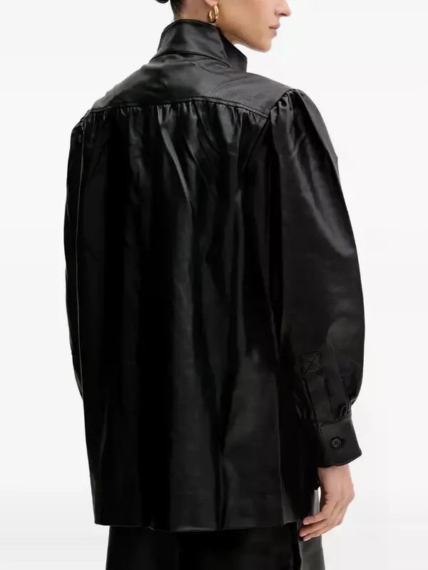 Bardot Clements Faux-leather Jacket - Black