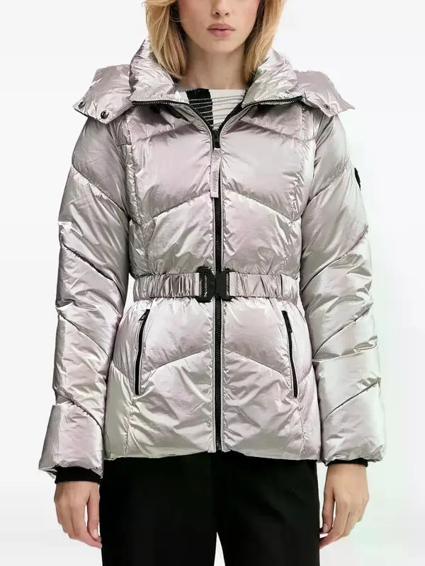 Desigual Metallic-effect Padded Jacket