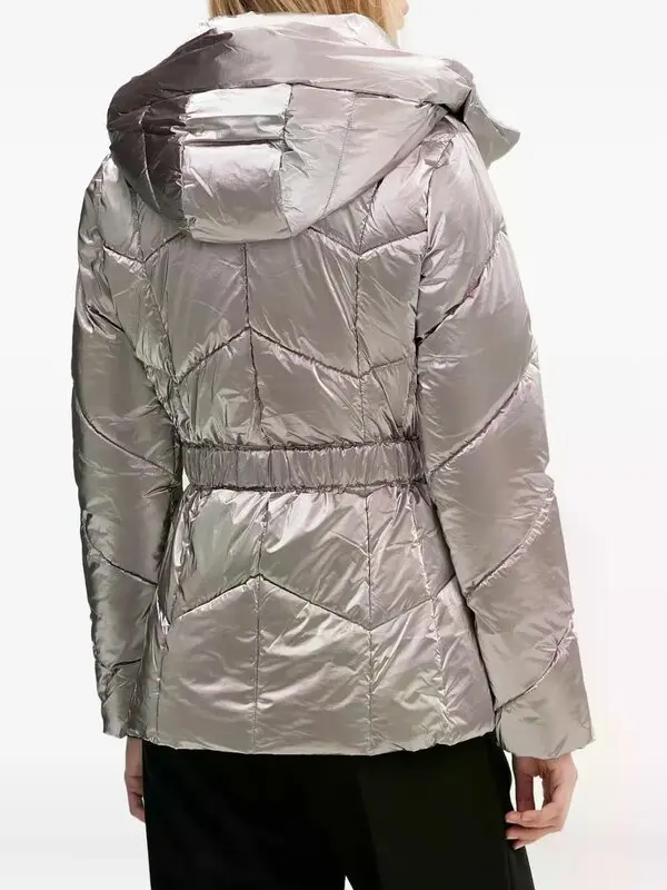Desigual Metallic-effect Padded Jacket