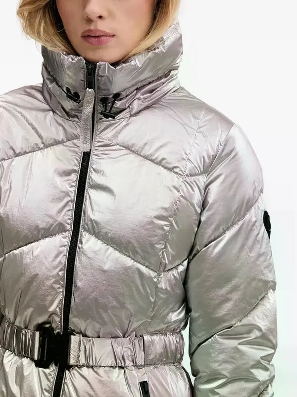 Desigual Metallic-effect Padded Jacket