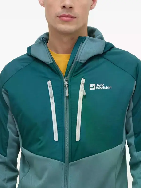 JACK WOLFSKIN Hooded Zip-front Performance Jacket