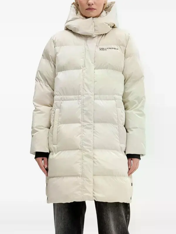 Karl Lagerfeld Puffer Jacket With Hood