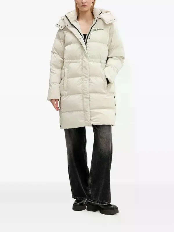 Karl Lagerfeld Puffer Jacket With Hood