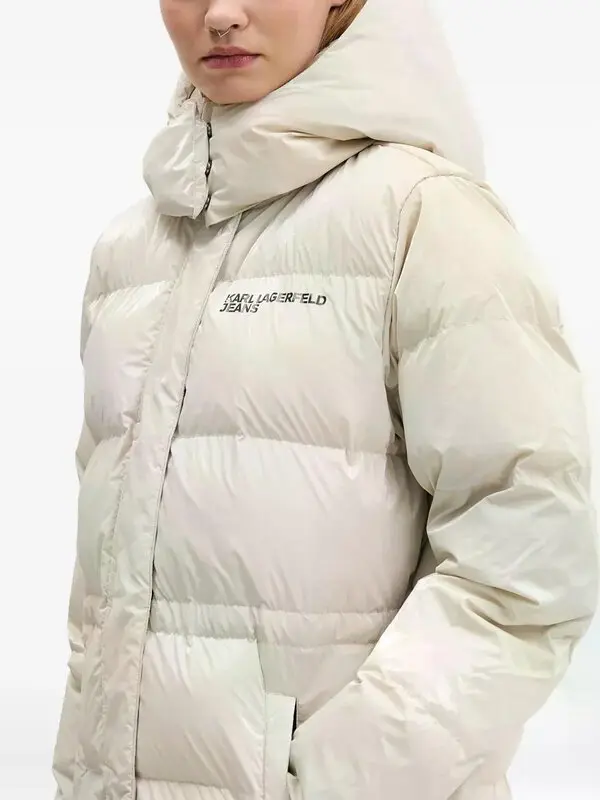 Karl Lagerfeld Puffer Jacket With Hood