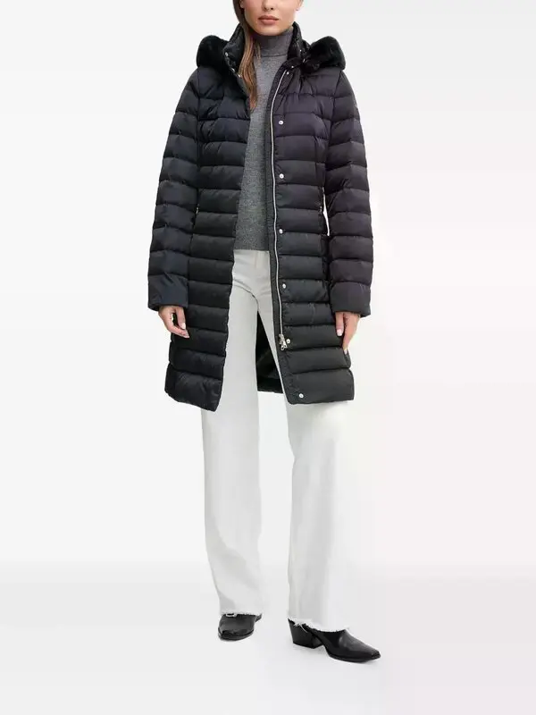Geox Hooded Quilted Coat