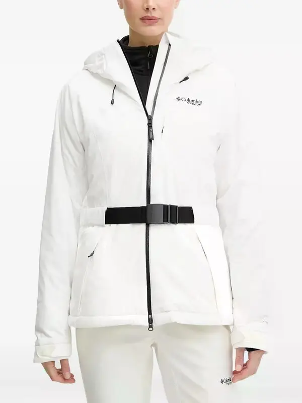 Columbia Hooded Ski Jacket - White