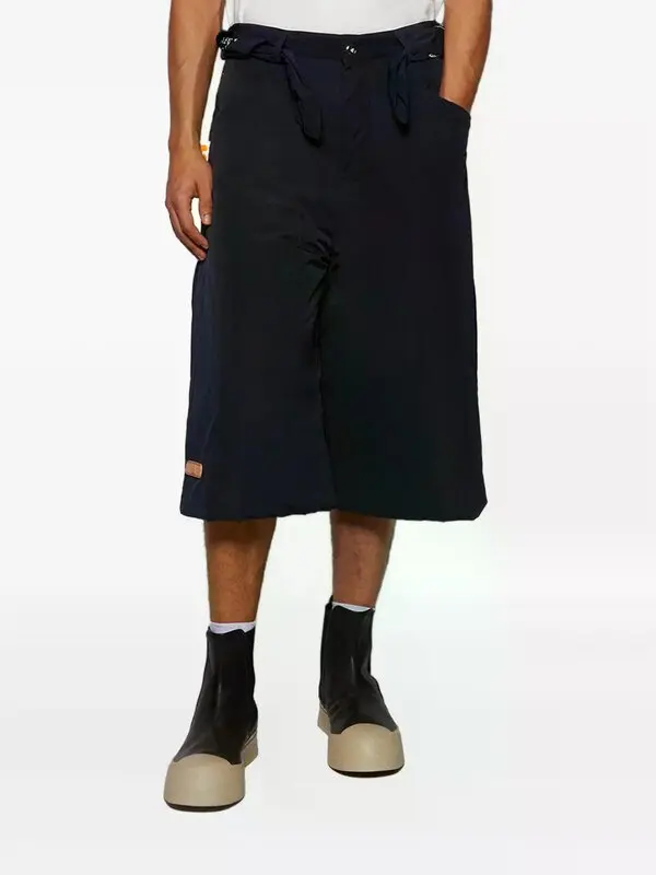 PDF Belt-loop Knee-length Shorts