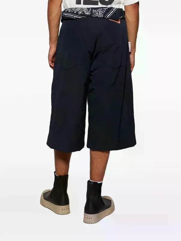 PDF Belt-loop Knee-length Shorts