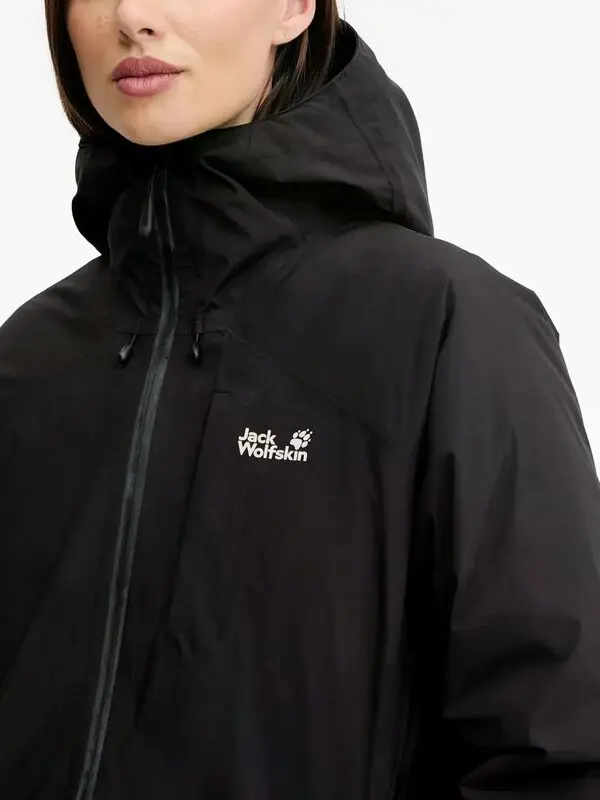 JACK WOLFSKIN Zip-fastening Hooded Performance Jacket