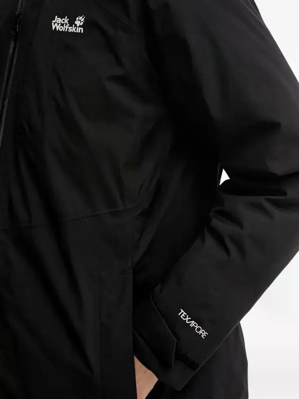 JACK WOLFSKIN Zip-fastening Hooded Performance Jacket