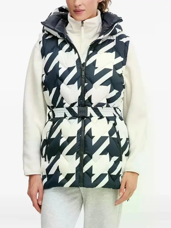 Helly Hansen Houndstooth Pattern Down Jacket