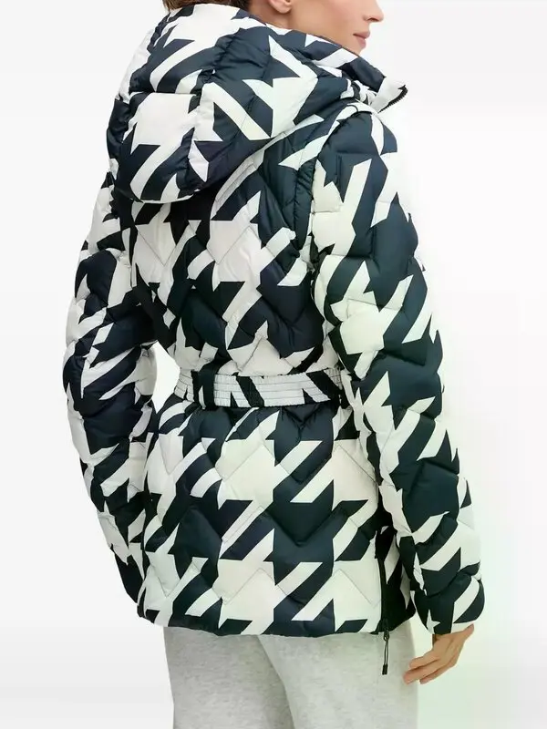 Helly Hansen Houndstooth Pattern Down Jacket