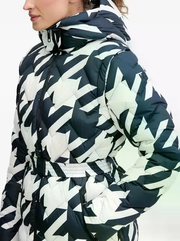 Helly Hansen Houndstooth Pattern Down Jacket