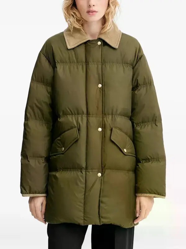 Marc O'polo Corduroy-collar Quilted Coat