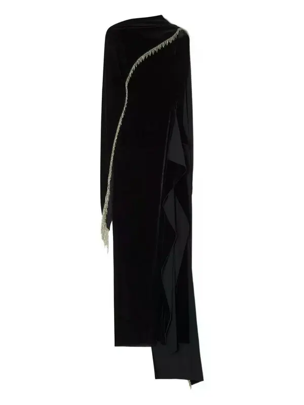 LANVIN Draped Embellished Dress