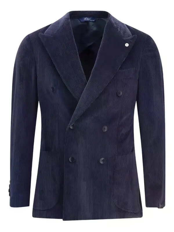 GI CAPRI Peaked-lapels Double-breasted Blazer