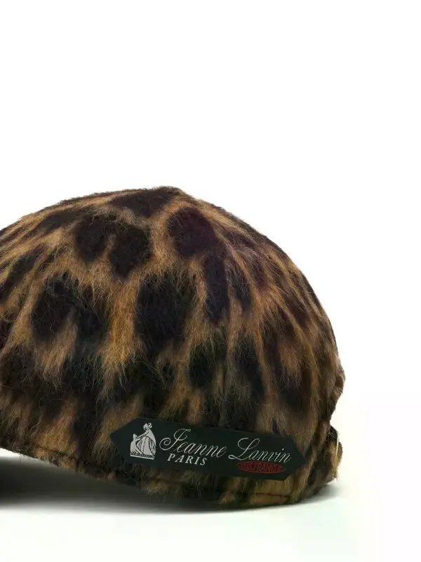 LANVIN Leopard-print Cap