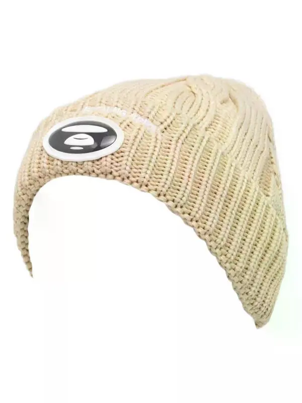 A BATHING APE Aape * Cable-knit Beanie
