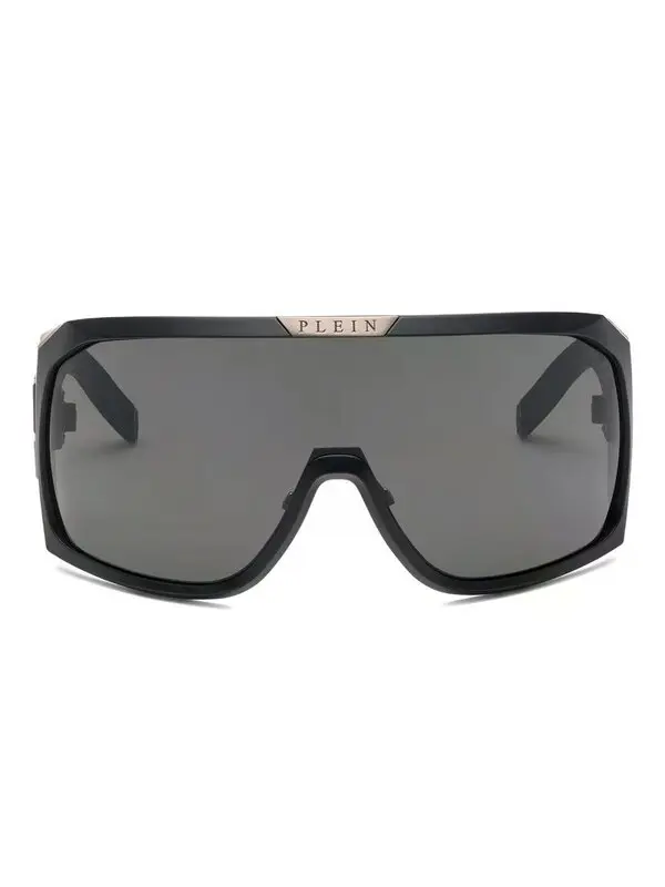 Philipp Plein Geometric Frame Sunglasses - Black