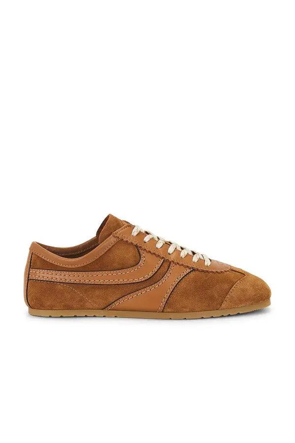 Dries Van Noten Suede Sneaker - Tan