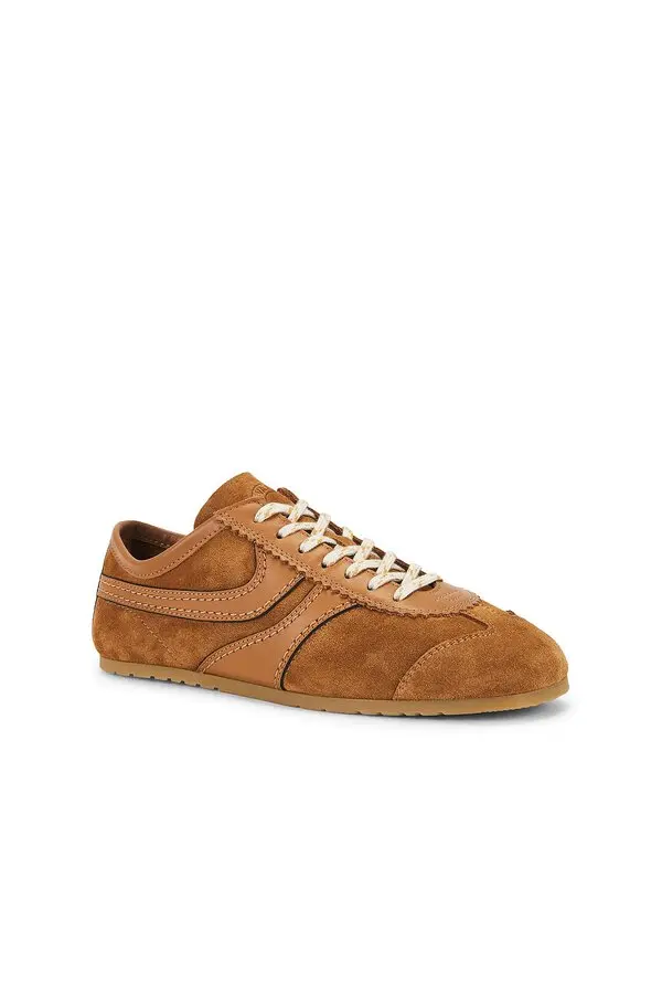Dries Van Noten Suede Sneaker - Tan