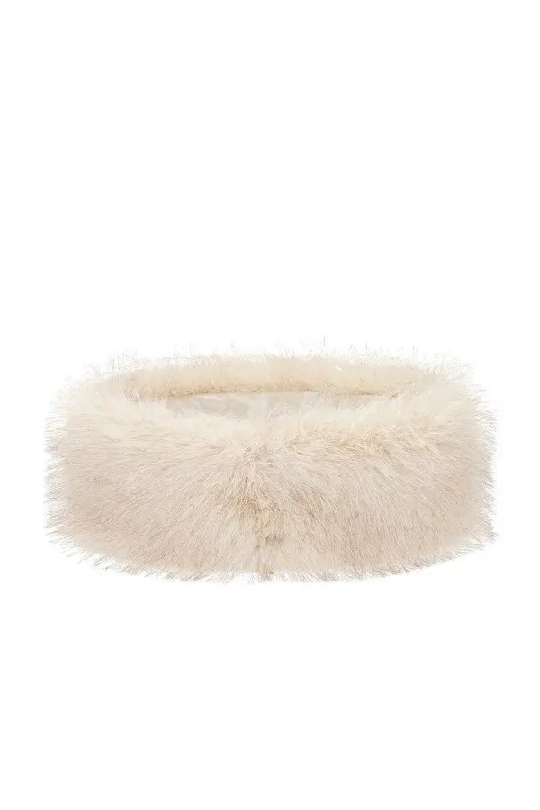 Valentino Garavani V Logo Signature Headband - Beige Fog