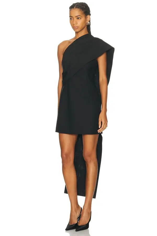 RÓHE Short Sculptural Sash Dress