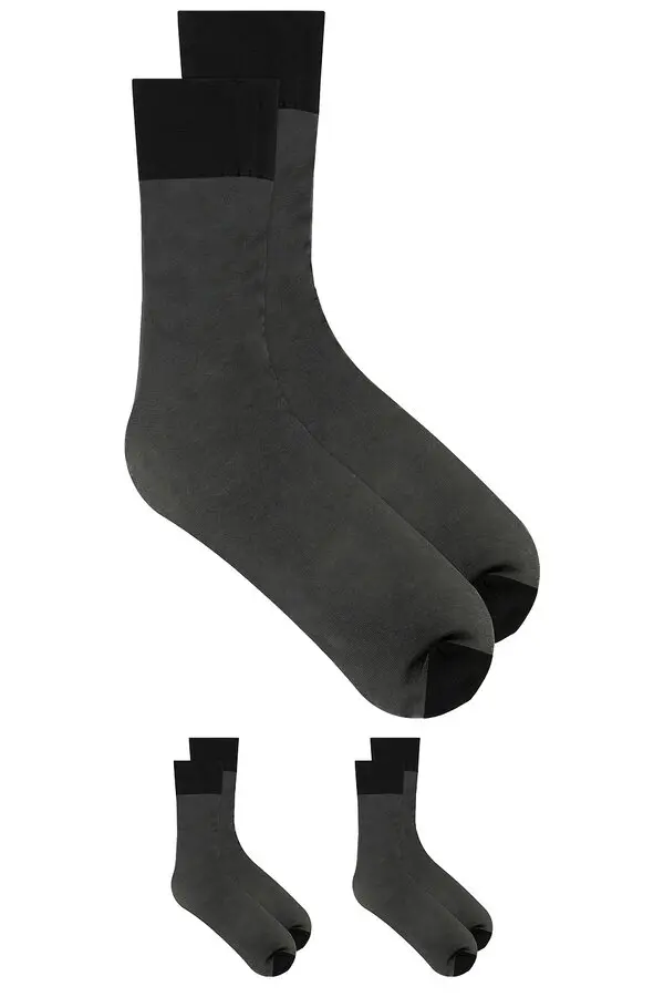 Swedish Stockings Elin Premium Knee High 2-pack Socks - Black